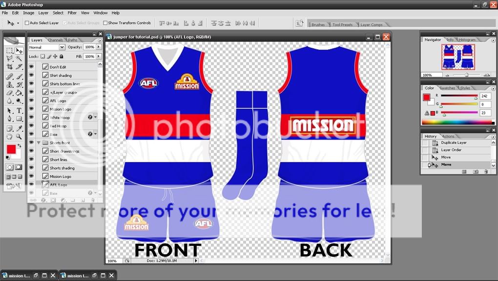 Tutorial - Photoshop Tutorial | BigFooty Forum