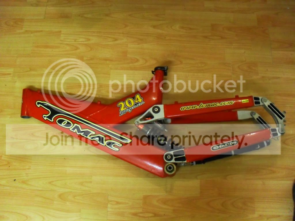 Tomac 204 Lawhill Downhill frame from 1999-New Pics | Retrobike